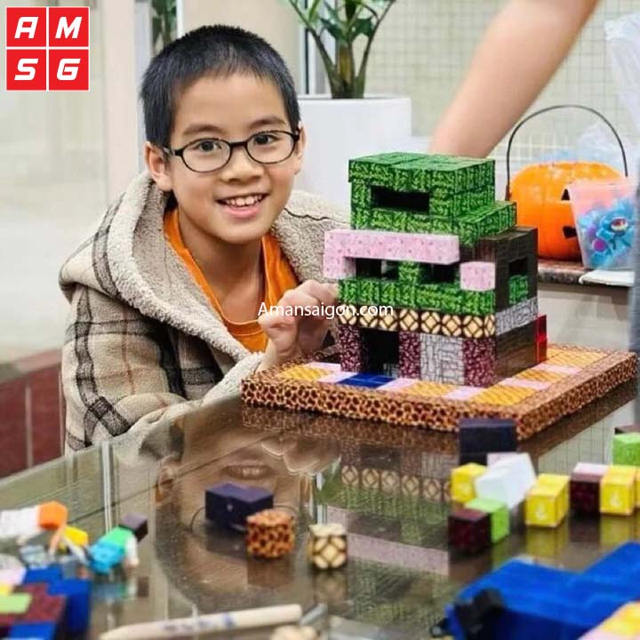 SET 50 VIÊN NAM CHÂM MINECRAFT XẾP MÔ HÌNH – A Mẫn Sài Gòn