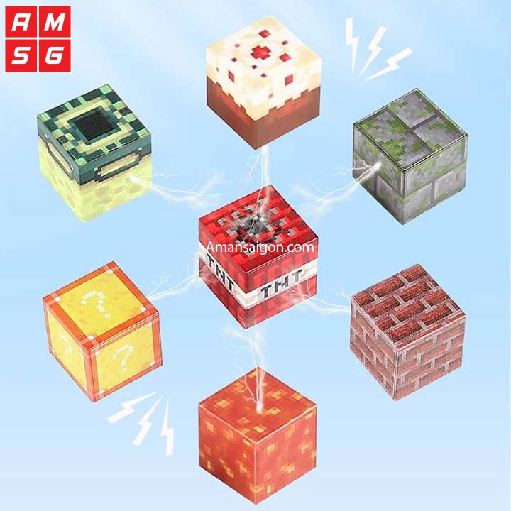 SET 50 VIÊN NAM CHÂM MINECRAFT XẾP MÔ HÌNH – A Mẫn Sài Gòn